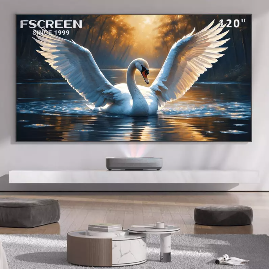 [120" Hard Panel] FSCREEN Aura Series Fresnel ALR Projection Screen ...